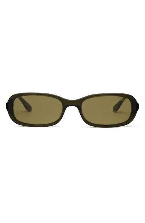 Dezi Cindy 54mm Oval Sunglasses - Crystal Sage Green/green