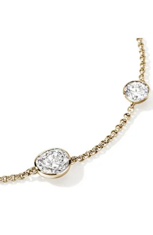 John Hardy 14k And Diamond Station Bracelet - Gold