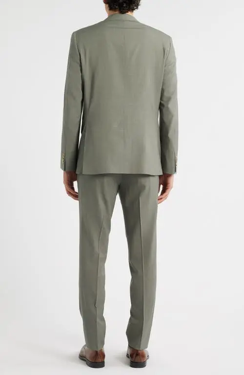 JACK VICTOR Esprit Contemporary Fit Green Wool Blend Suit
