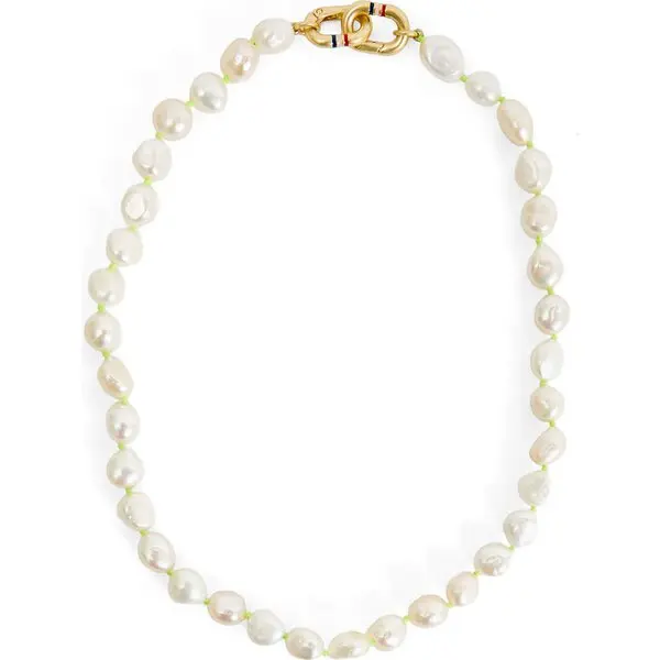 Clare V. Le Pearl Collar Necklace