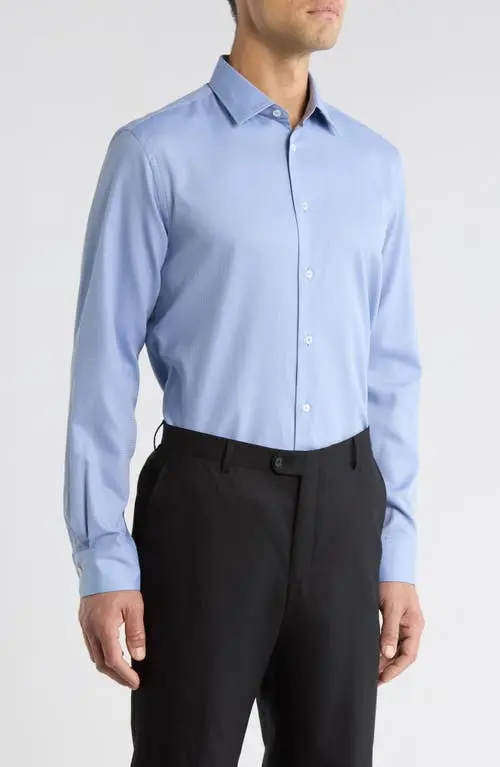 Paul Smith Tailored Fit Textured Cotton Dress Shirt