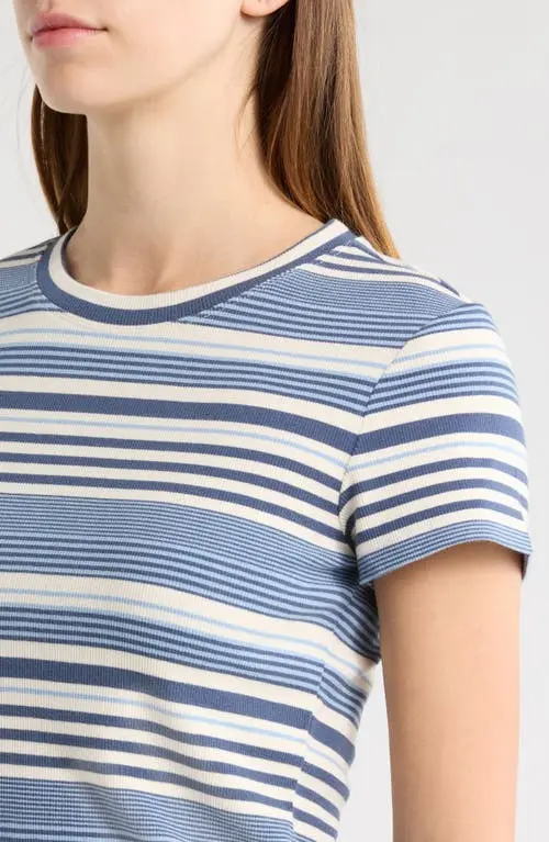 Marine Layer Lexi Rib Stripe Crewneck T-shirt