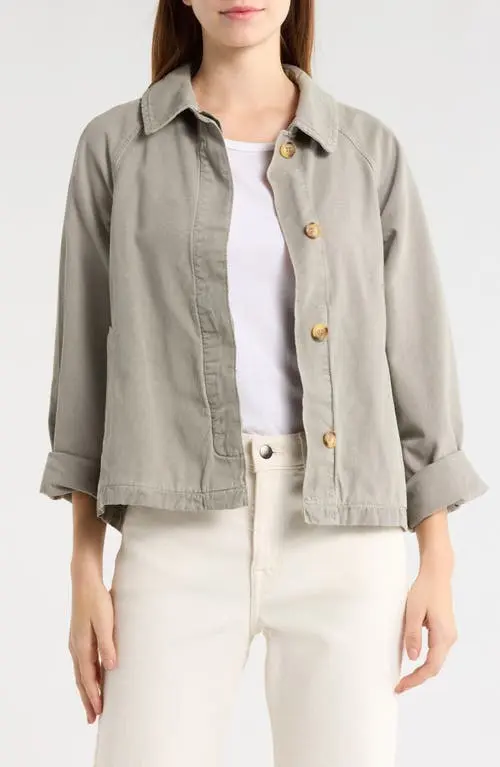Marine Layer Olivia Crop Cotton Jacket