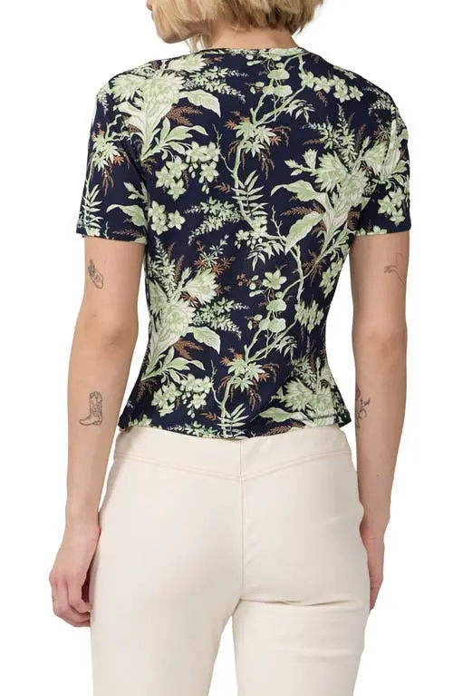 Diane Von Furstenberg Botanical Short Sleeve Top