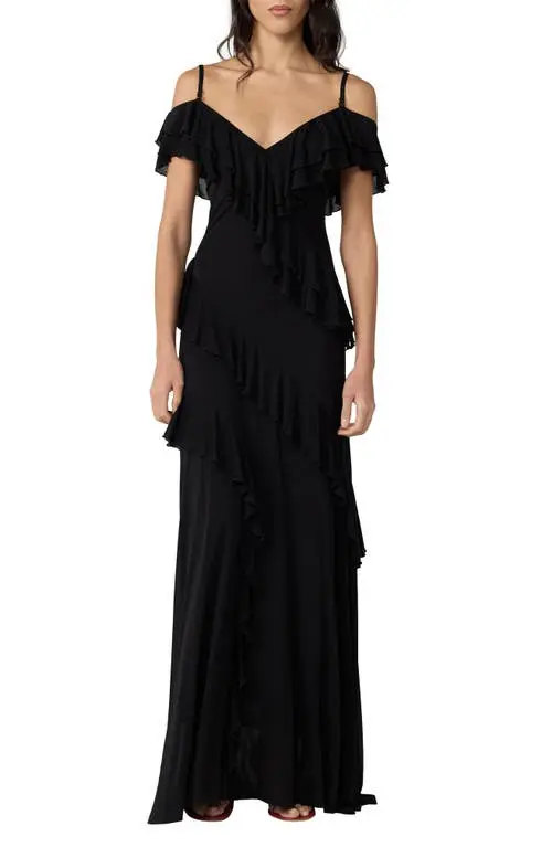 Diane Von Furstenberg Sofia Cold Shoulder Gown