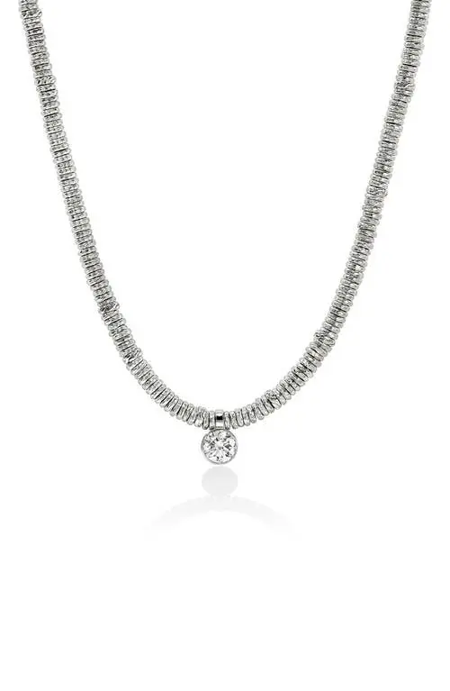 John Hardy Lovestruck™ Heishi Lab Grown Diamond Pendant Necklace - Silver