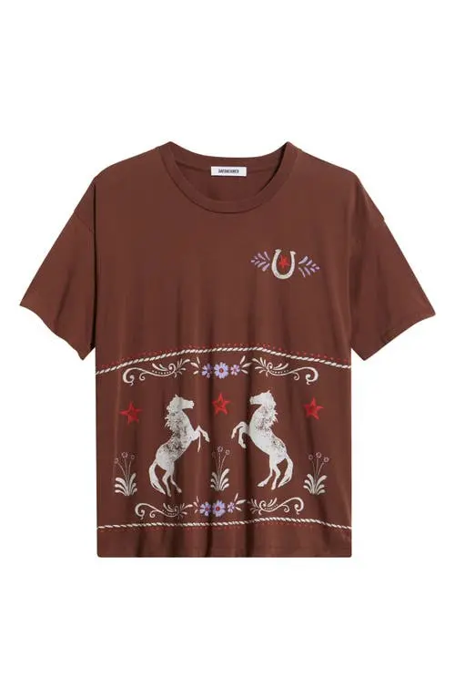 Daydreamer Prairie Horse Graphic T-shirt