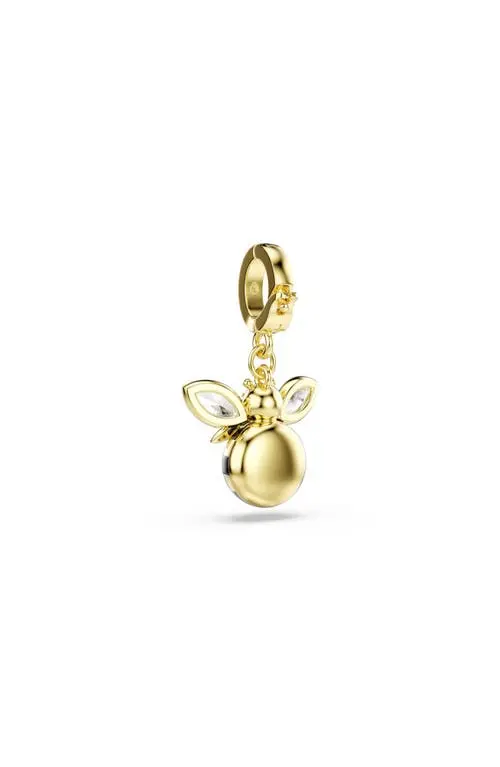 SWAROVSKI Idyllia Crystal Bee Charm - Gold/multi
