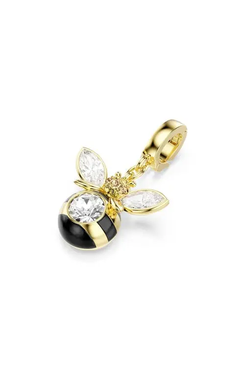 SWAROVSKI Idyllia Crystal Bee Charm - Gold/multi
