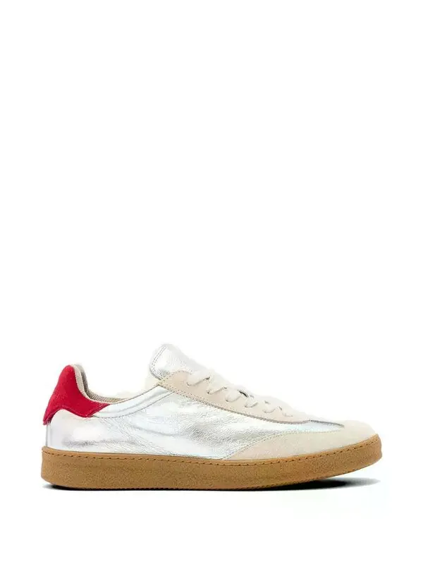 ALLSAINTS Thelma Lace-up Sneakers - Silver