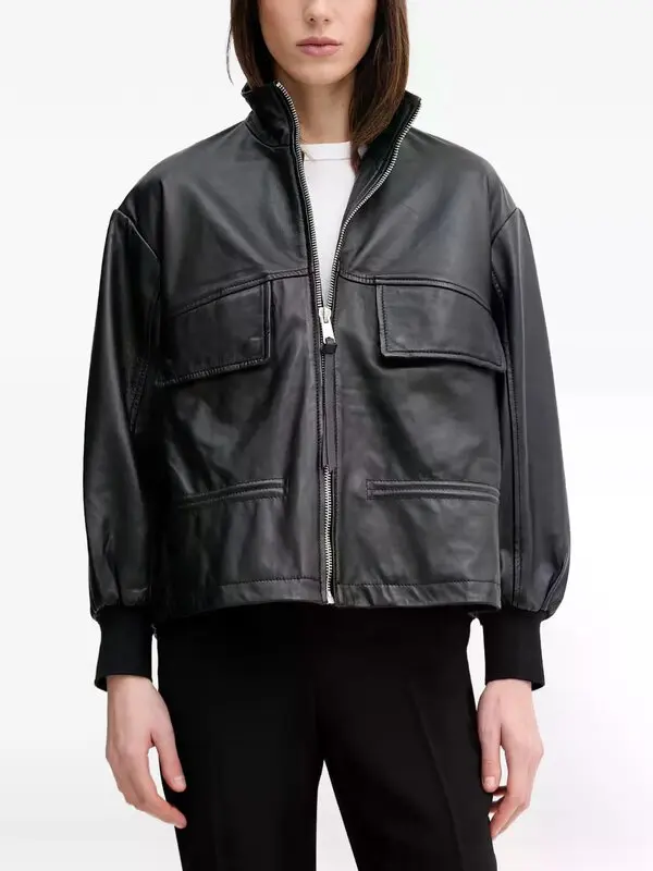 ALLSAINTS Flor Pocket Zip Jacket - Black
