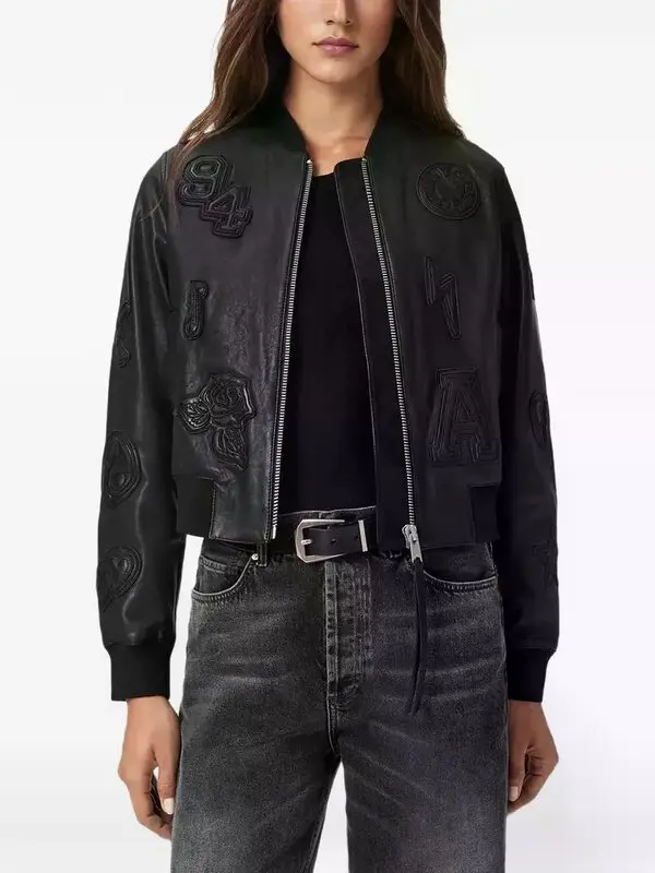 ALLSAINTS Appliquéd Bomber Jacket