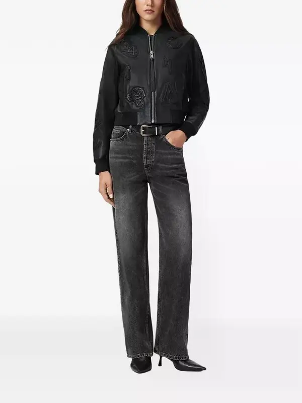 ALLSAINTS Appliquéd Bomber Jacket