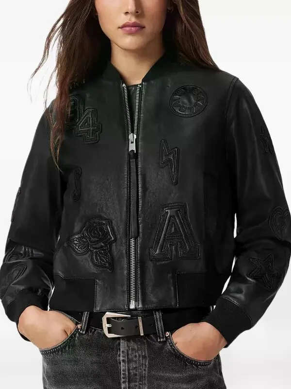 ALLSAINTS Appliquéd Bomber Jacket