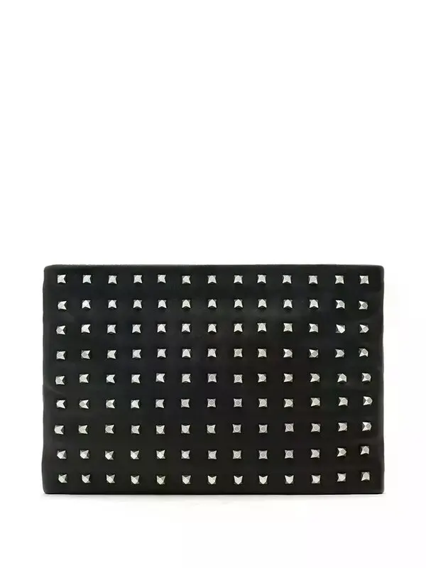 ALLSAINTS Bettina Studded Zip Clutch Bag