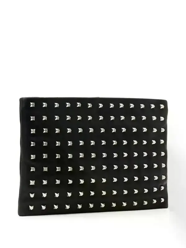 ALLSAINTS Bettina Studded Zip Clutch Bag