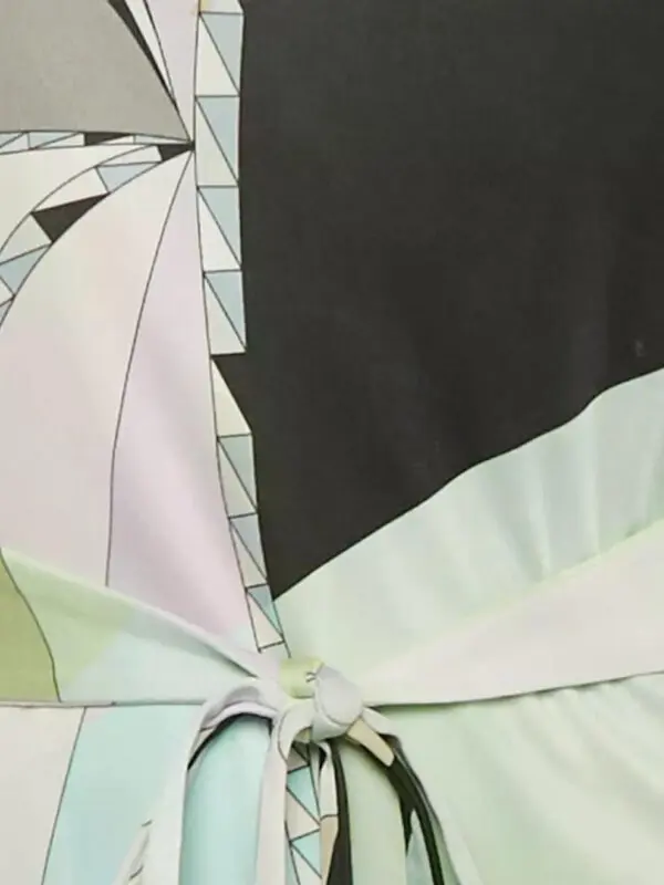 Emilio Pucci Geometric-print Midi Dress