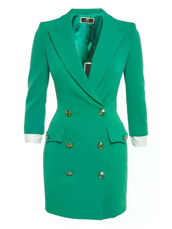 Elisabetta Franchi Buttoned Blazer Mini Dress