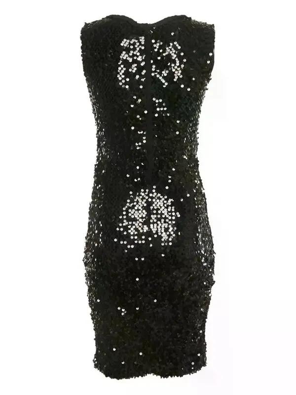 Dolce & Gabbana Sequin Embellished Mesh Dress