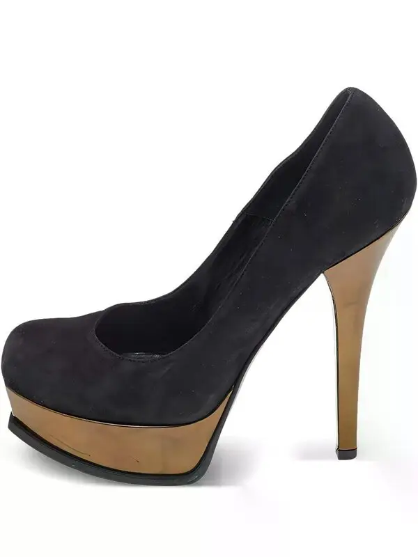 Fendi Suede Platform Stiletto Pumps
