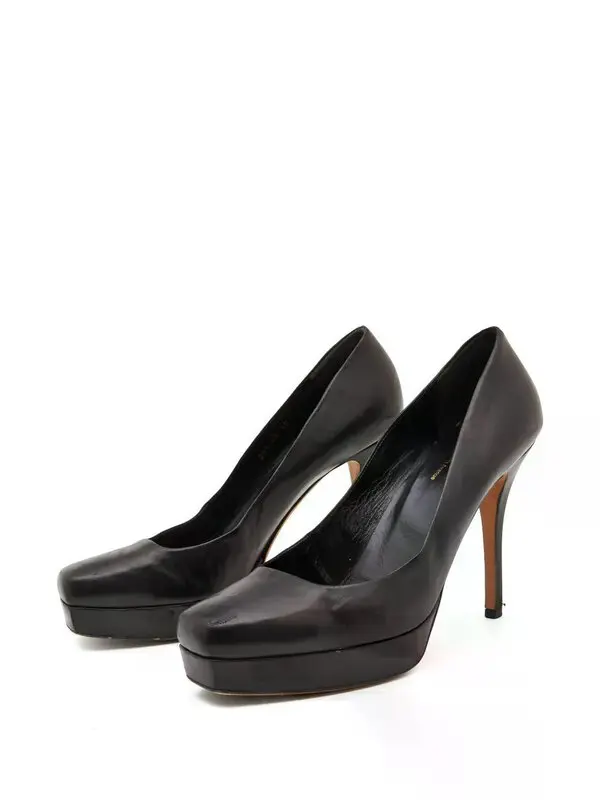 Gucci Leather 115mm Platform Stiletto Pumps