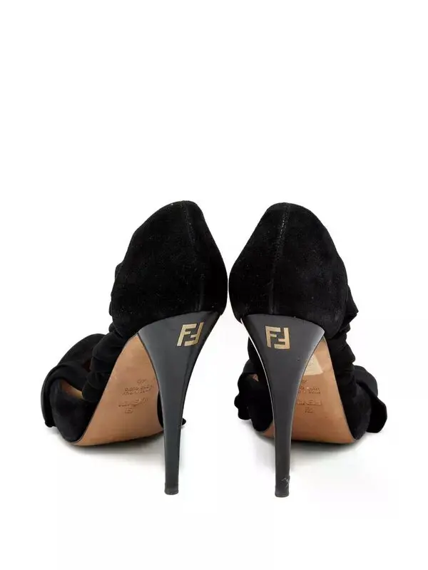 Fendi 125mm Suede Pumps