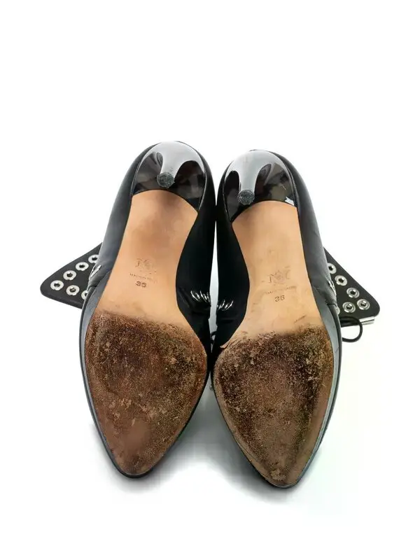 Alexander McQueen 120mm Eyelet-embellished Stiletto Boots