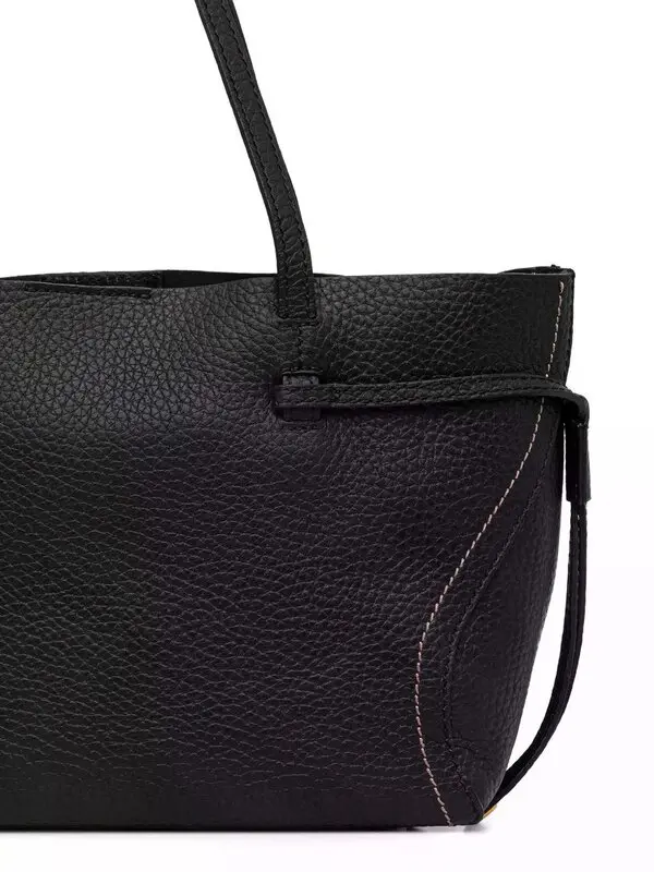 GIANNI CHIARINI Violette Detachable Pouch Tote Bag - Black