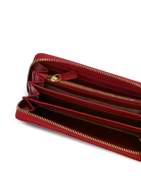 GIANNI CHIARINI Grain Zip Top Wallet