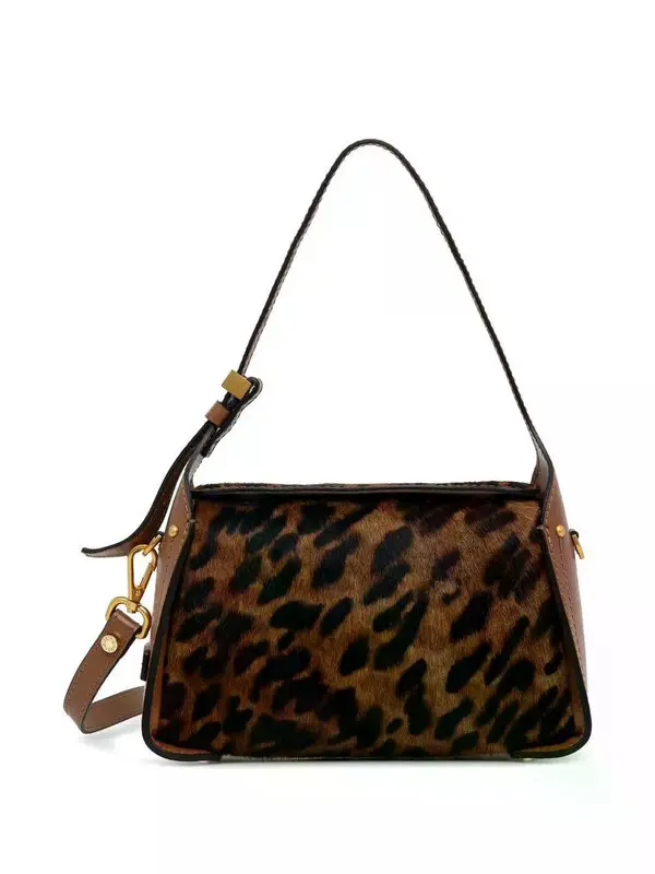 GIANNI CHIARINI Leopard Print Shoulder Bag