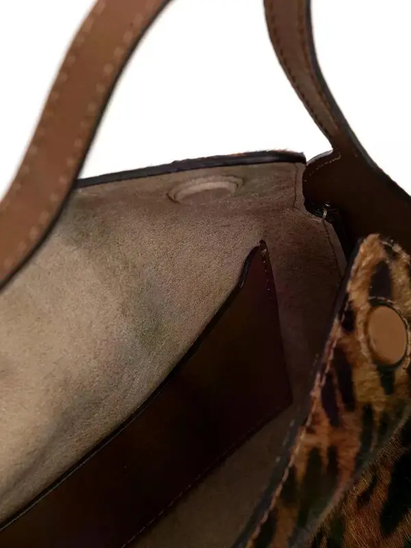 GIANNI CHIARINI Leopard Print Shoulder Bag