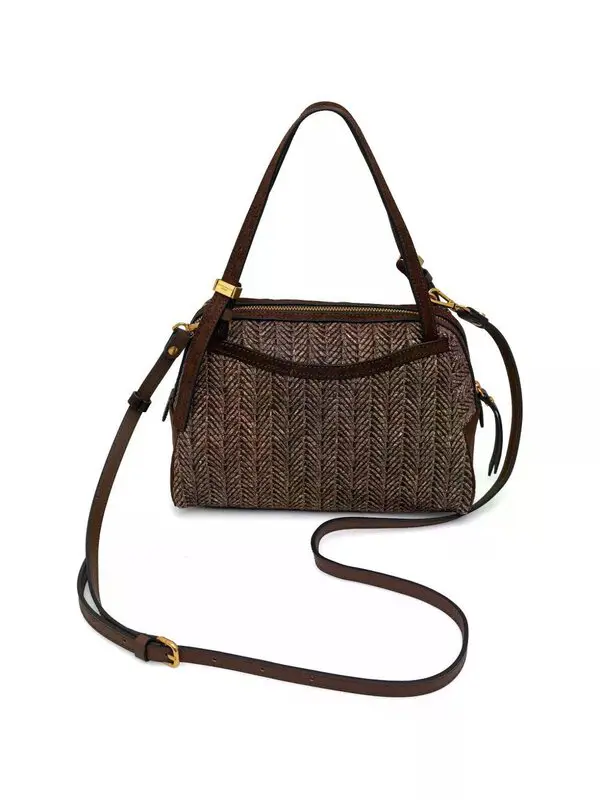 GIANNI CHIARINI Alifa Herringbone Textured Cross Body Bag