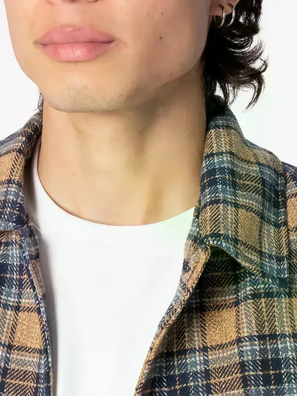 Naked & Famous Denim Work Flap-pocket Flannel Shirt