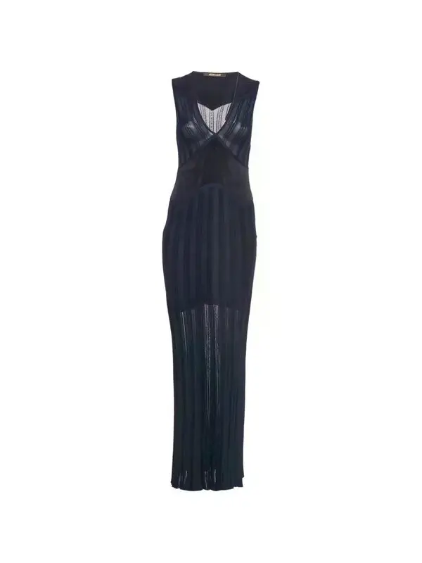 Roberto Cavalli V-neck Maxi Dress