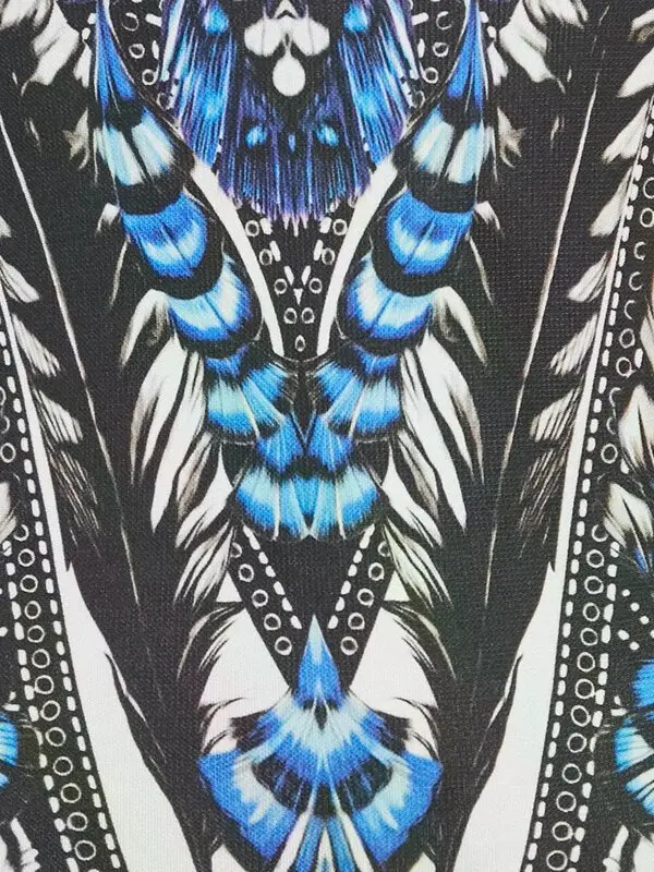 Roberto Cavalli Vintage Printed Jersey Midi Dress