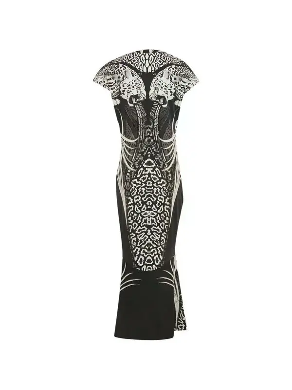 Roberto Cavalli Printed Maxi Dress