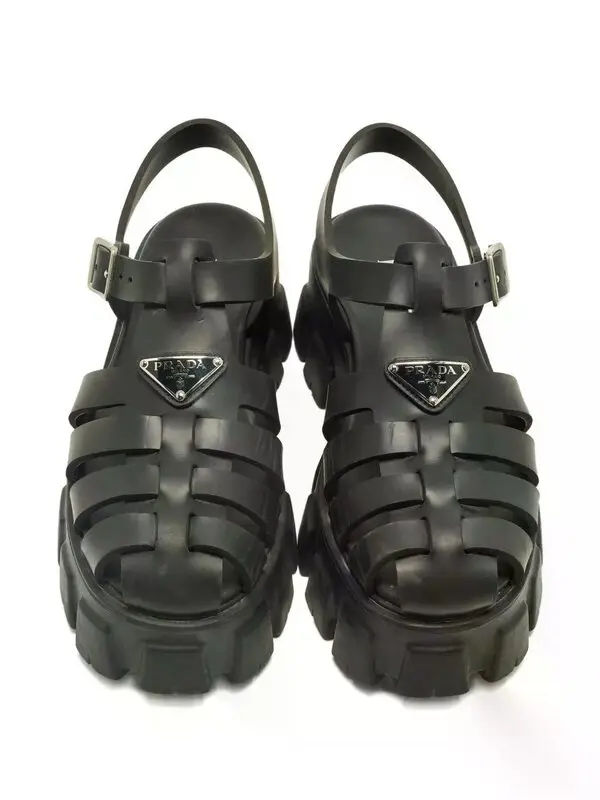 Prada Monolith Platform Sandals