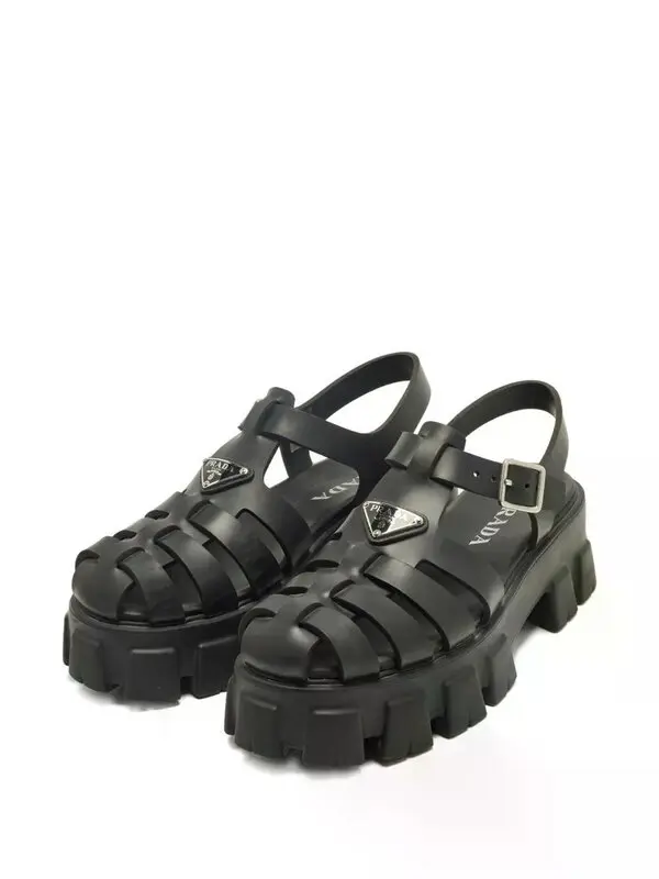 Prada Monolith Platform Sandals