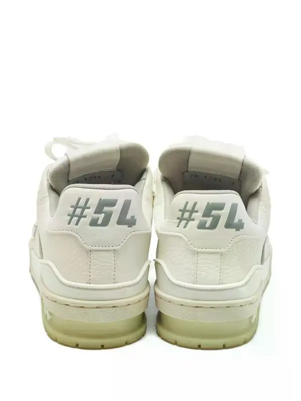 LOUIS VUITTON Calf Leather Low-top Sneakers - White
