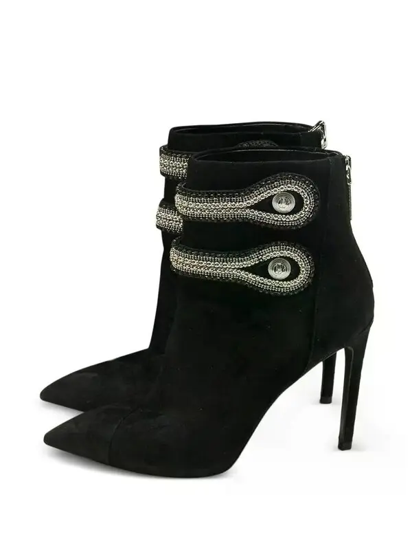Pierre Balmain Pointed-toe Zip-up Boots