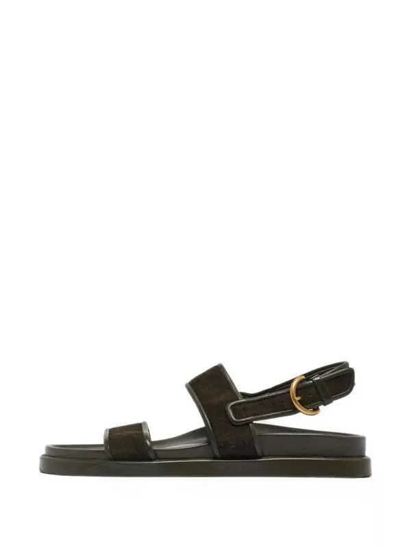 GIANVITO ROSSI Open-toe Suede Sandals