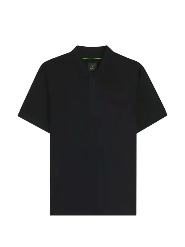 BOSS X Porsche Mercerised-cotton Polo Shirt - Black