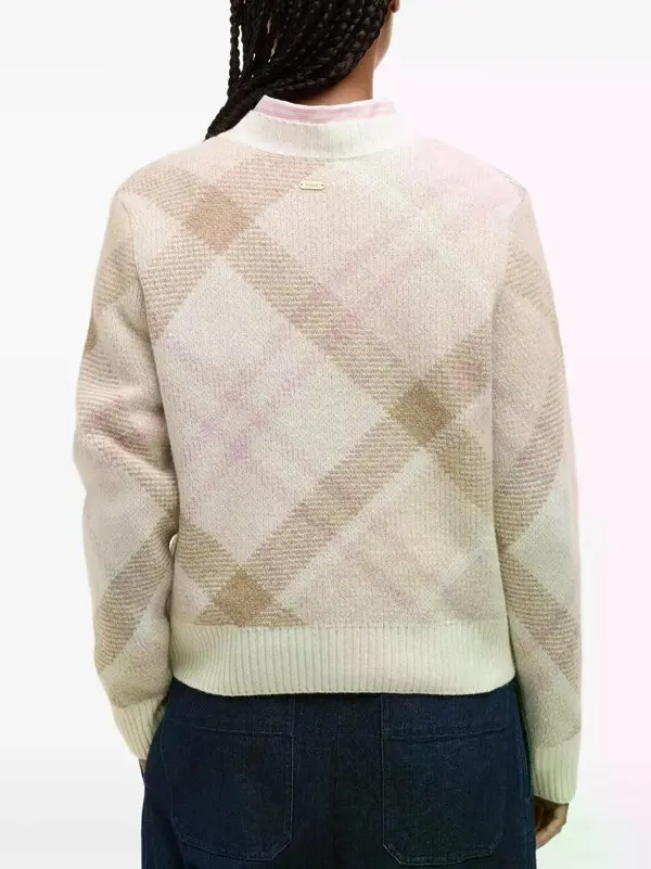 Barbour Crew-neck Argyle Sweater