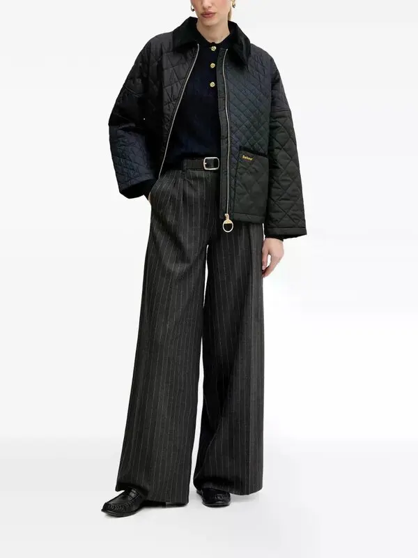 Barbour Danby Quilted Jacket With Corduroy Collar