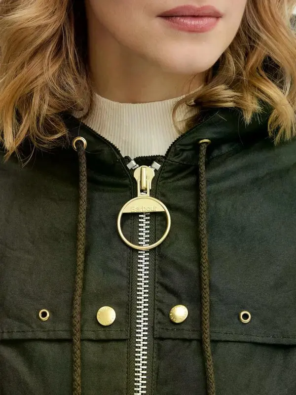 Barbour Drawstring Hooded Jacket