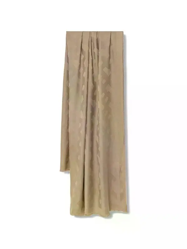 BOSS Monyque Fringed Scarf - Neutrals