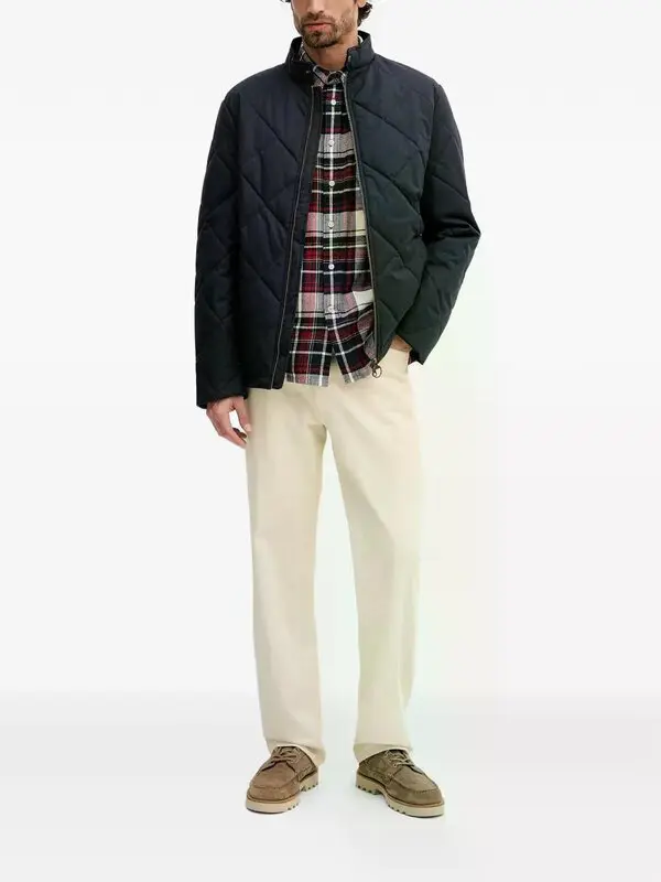 Barbour City Harrington Quilted Jacket - Blue