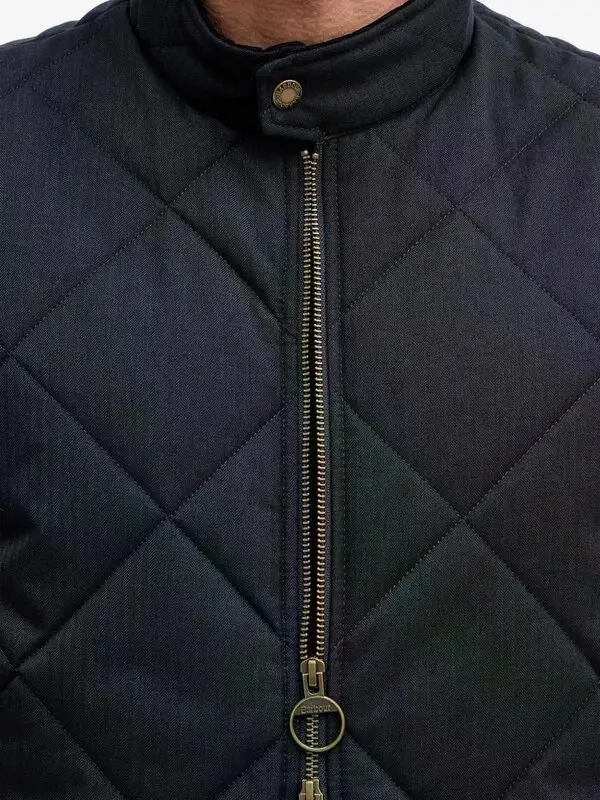 Barbour City Harrington Quilted Zip-up Gilet - Blue