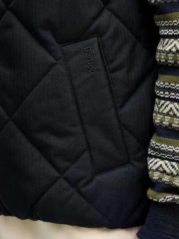Barbour City Harrington Quilted Zip-up Gilet - Blue