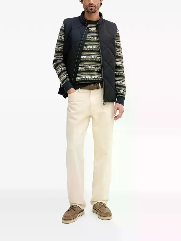 Barbour Topcliffe Patterned Knit Sweater